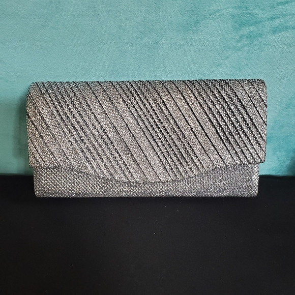 Bags | Elegant Silver Clutch | Poshmark